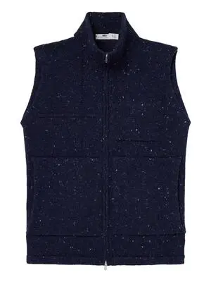 INIS MEÁIN Lifeline Wool And Cashmere-Blend Gilet