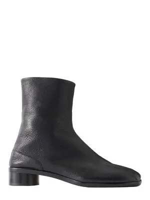 MAISON MARGIELA Tabi Split-toe Leather Boots - Black