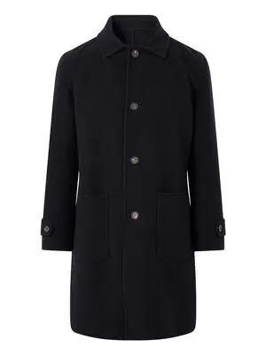Eleventy Wool Coat - Black