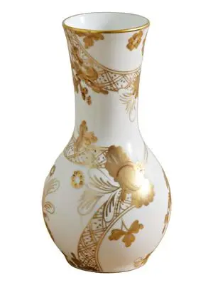 GINORI 1735 Tulip Gold-plated Porcelain Vase - Multi