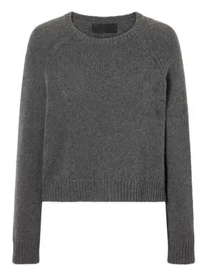 NILI LOTAN Laurel Cashmere And Wool-blend Sweater - Gray
