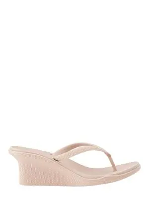 BLOUMME Pilar Recycled Thong Wedge Sandals - Neutrals