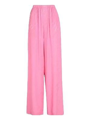 Balenciaga Casual Solid Color Long Pants - Pink