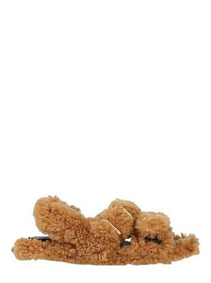 Marni Flat Buckled Sandals - Brown