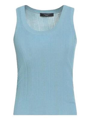 Max Mara Sleeveless Knitted Top - Blue
