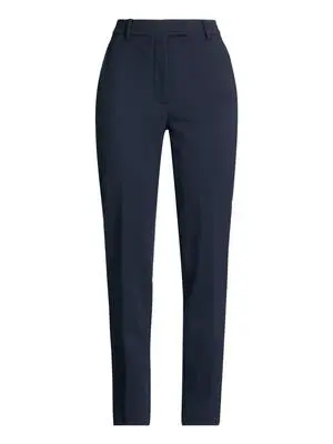 Max Mara Solid Stretch Slim Pants - Blue