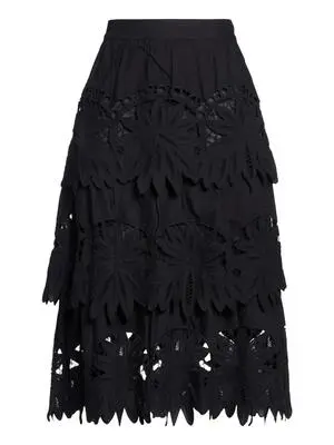FARM RIO Farm Rio Solid Color Cut-Out Dress