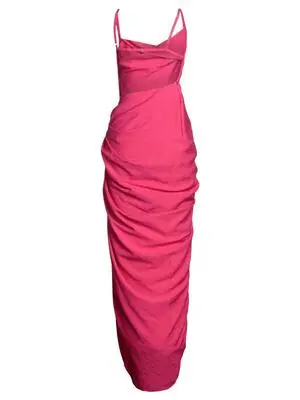 Jacquemus Ruched Maxi Dress - No