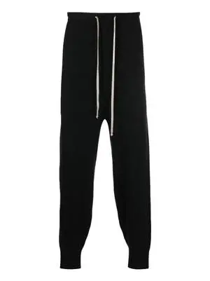 Rick Owens Lace Up Sweatpants - Black