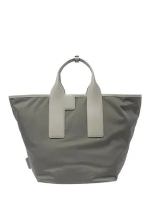 Furla Piuma Medium Top Handle Bag With Detachable Shoulder Strap - Gray