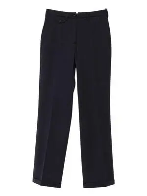 Seventy Pressed-crease Tailored Trousers - Navy Blue
