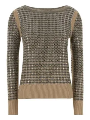 Ermanno Scervino Embellished Pattern Knitted Sweater - Multicolor