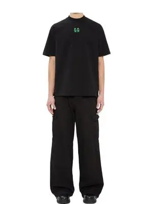 44 LABEL GROUP Darkened Dog Over Tee - Black