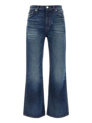 HAIKURE Korea Short Flared Jeans - Blue