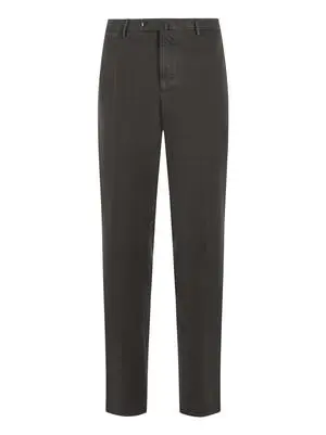 PT TORINO Slim Stretch Pants - Black
