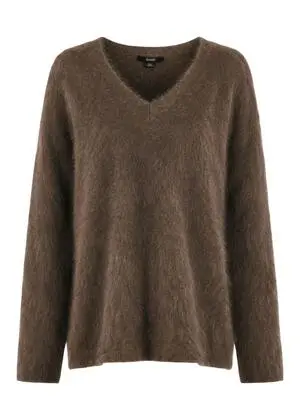 Seventy Long-sleeved V-neck Sweater - Brown