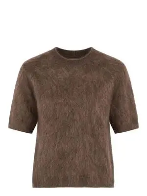 SEVENTY Seventy Short Sleeve Crew Neck Sweater