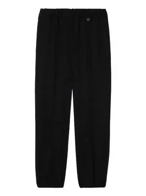 Burberry Wool Twill Jogging Pants - Black