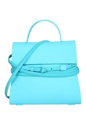 Moschino Belted Foldover Top Tote Bag - Blue