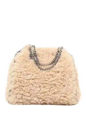 STELLA MCCARTNEY Stella McCartney Shearling Chain Linked Crossbody Bag