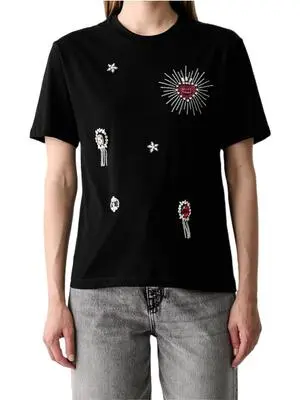 Liu Jo Embellished T-shirt - Black