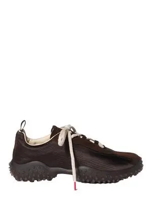 MIU MIU Miu Miu Bubble Technical Fabric And Suede Lace-Up Sneakers