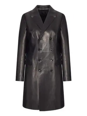 TOM FORD Tom Ford Long Sleeved Leather Coat