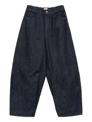 ALYSI Elasticated Waistband Jeans - Navy Blue