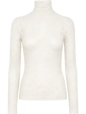 Gabriela Hearst Waite Silk-wool Knit Top - Ivory