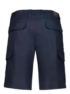 MOORER Aron Cargo Shorts - Blue