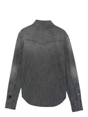Jacob Cohen Western Style Denim Shirt - Grey