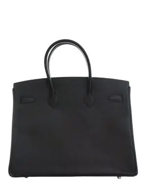 Hermès 2017 Epsom Birkin Retourne 35 Handbag - Black