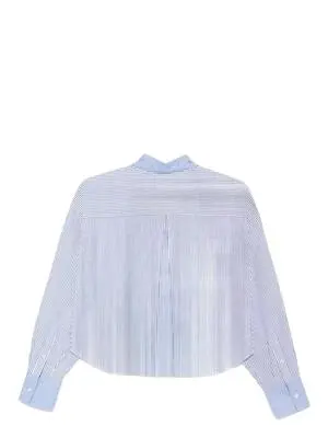 RAG & BONE Rag & Bone Striped Cropped Shirt