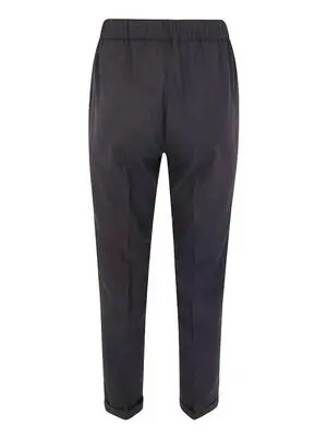 Antonelli Firenze Elasticated Waistband Trousers - Brown