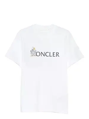 Moncler Logo-print Short-sleeve T-shirt - White