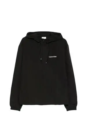 Calvin Klein Zip-up Hooded Jacket - Black