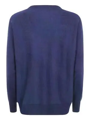 D.exterior Fine-knit Sweater - Blue