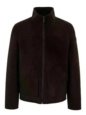 COLMAR Suede-effect Zip-up Jacket - Brown