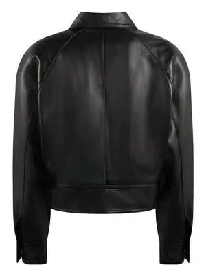 GIUSEPPE ZANOTTI Giuseppe Zanotti Leather Jacket With Gold-Tone Details