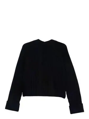 CHRISTIAN WIJNANTS Christian Wijnants Ribbed-Knit Zip-Up Cardigan