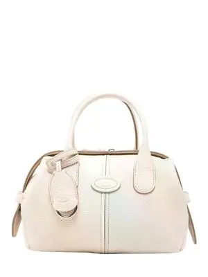 TOD'S Tod's Logo-Embossed Leather Tote Bag