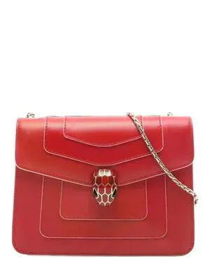 BVLGARI Serpenti Forever Shoulder Bag - Red