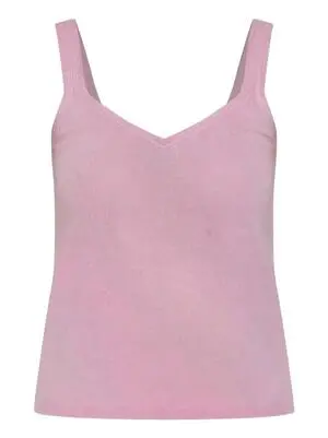 Posse Posse Petra V-Neck Wool Top Pink