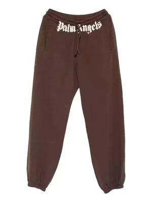 Palm Angels Logo-print Track Pants - Brown