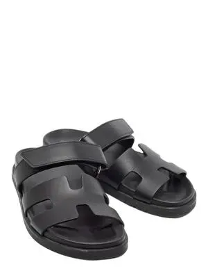 Hermès Chypre Sandals - Black