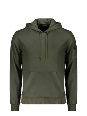 MOORER Sleeve-pocket Hoodie - Green