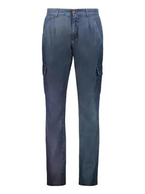 MOORER Borghesi Trousers - Blue