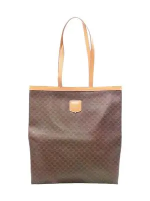 Celine Celine Macadam Pattern Tote Bag Brown