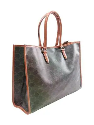 Celine Horizontal Cabas Triomphe Tote Bag - Brown