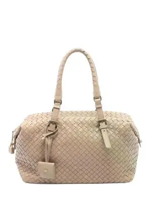 Bottega Veneta 2000s Intrecciato Shoulder Bag - Neutrals
